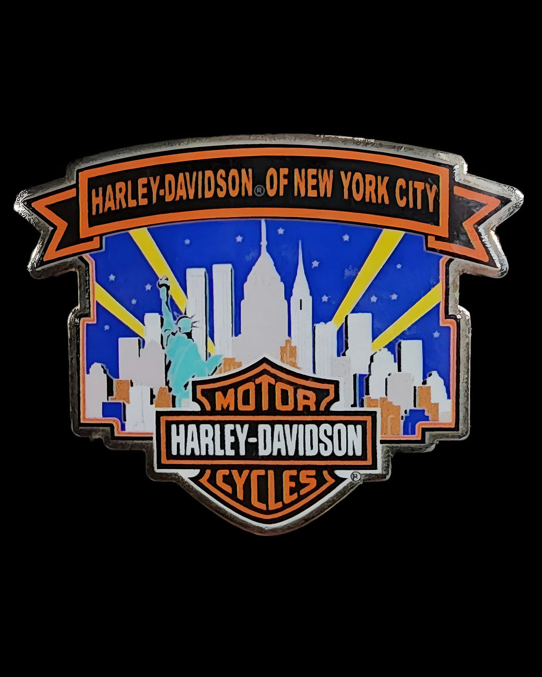 Nyc Harley Davidson Skyline Pin – Harley Davidson Of Nyc